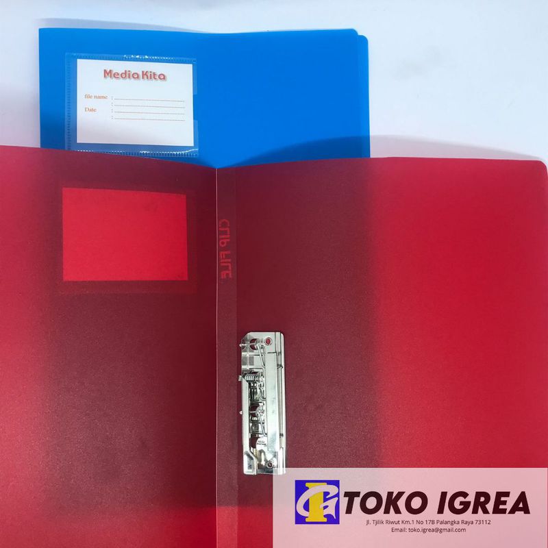 Map Snelhecter Plastik Hard Cover - Biru