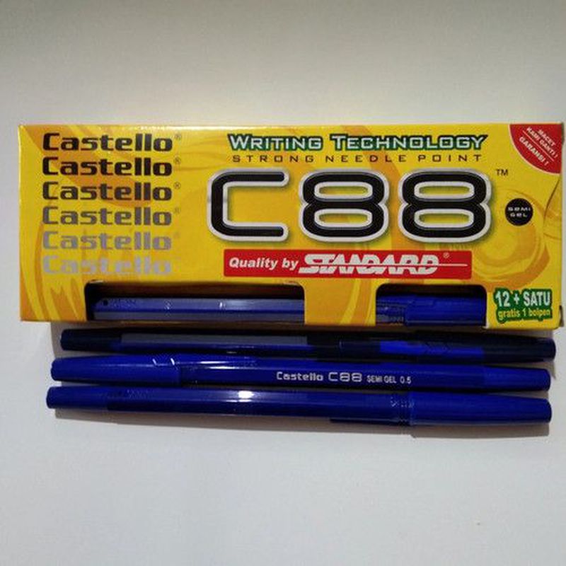 Pulpen Standard Castello Biru