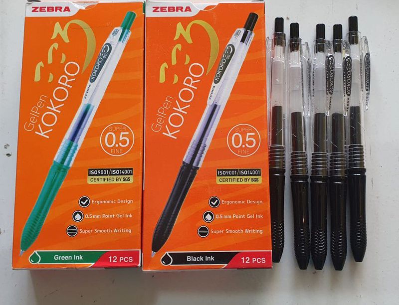 Bolpoint Kokoro hitam 0,5