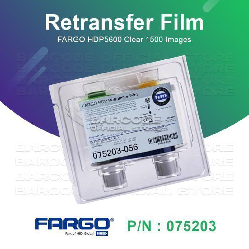 RIBBON FARGO Retransfer Film HDP 5000 075203-056 ORIGINAL