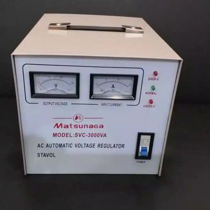 STABILIZER / STAVOL 3000 WATT MATSUNAGA SVC-3000 VA