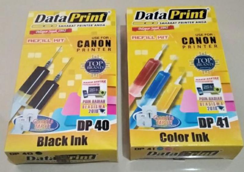 Tinta printer canon WARNA DAN HITAM