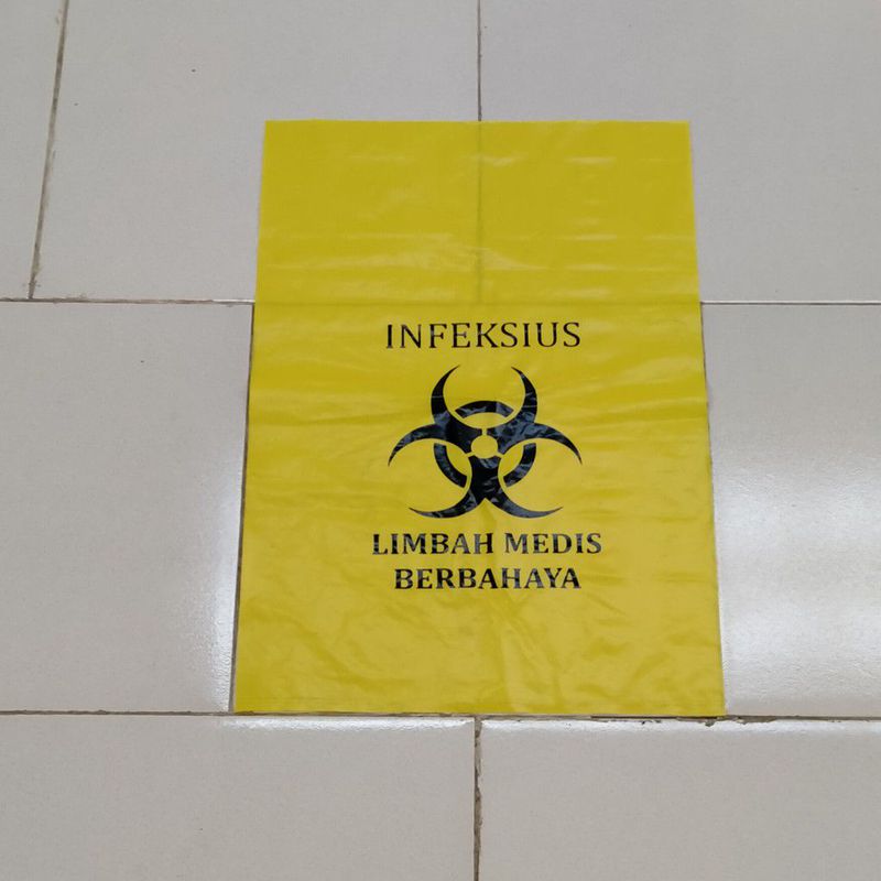 Kantong Plastik Sampah Medis Infeksius 40 x 60 cm