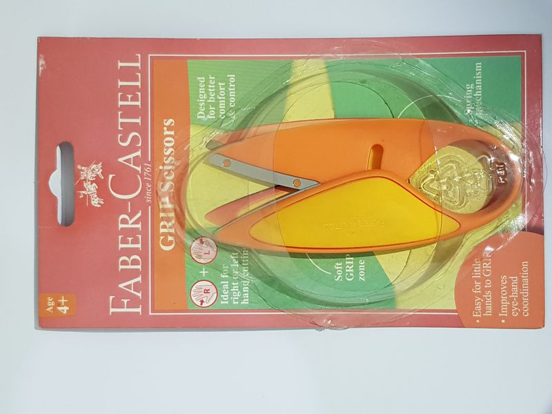 Gunting Faber Castell Grip Scissor - Biru