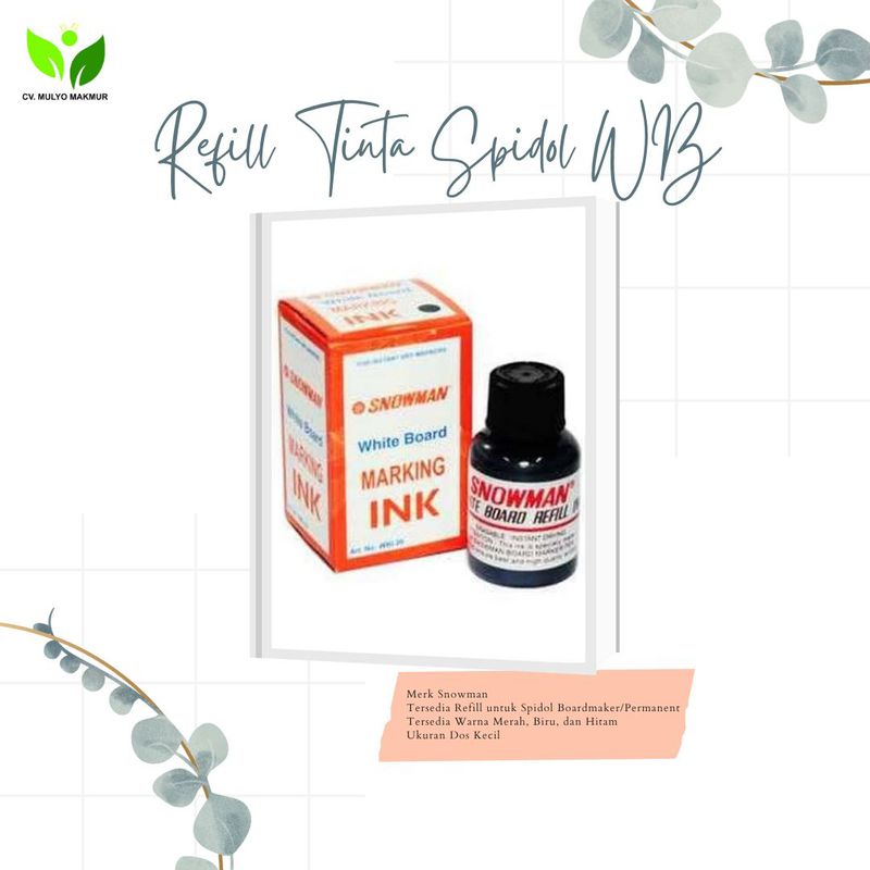 Reffil Tinta Spidol WB - Hitam