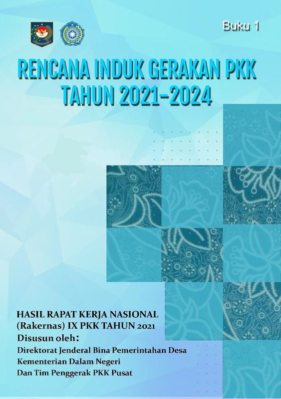Buku Recana Induk PKK Tahun 2021-2024