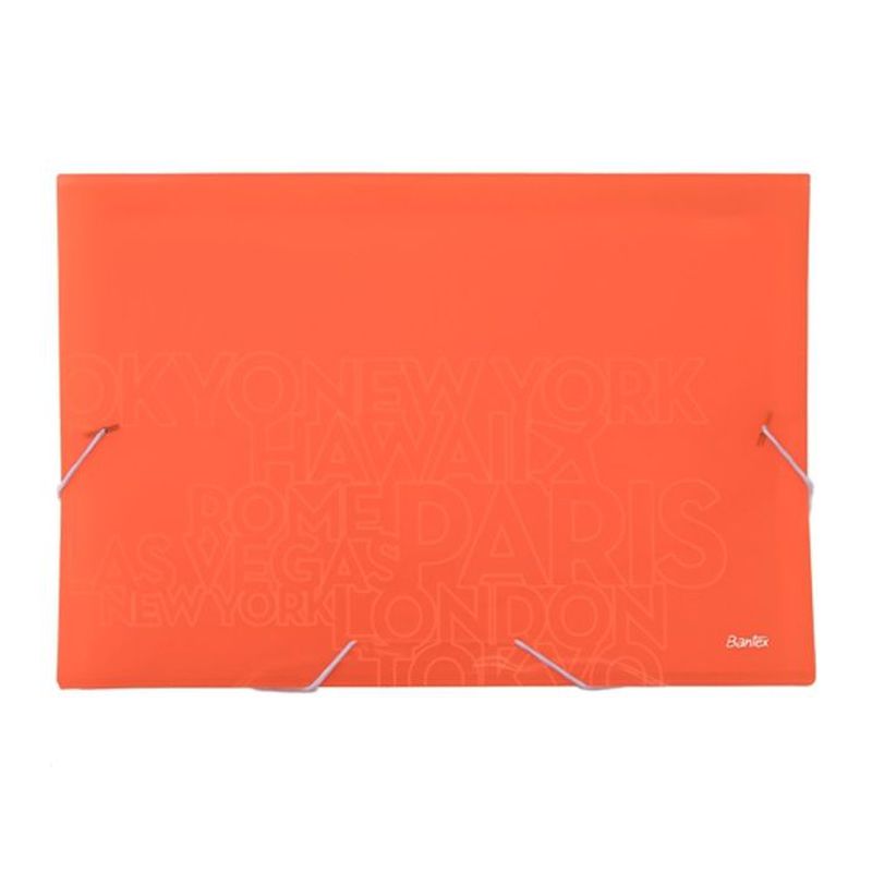 Map Harmonika Jolly Bright BANTEX PP isi 13 F4 - Orange