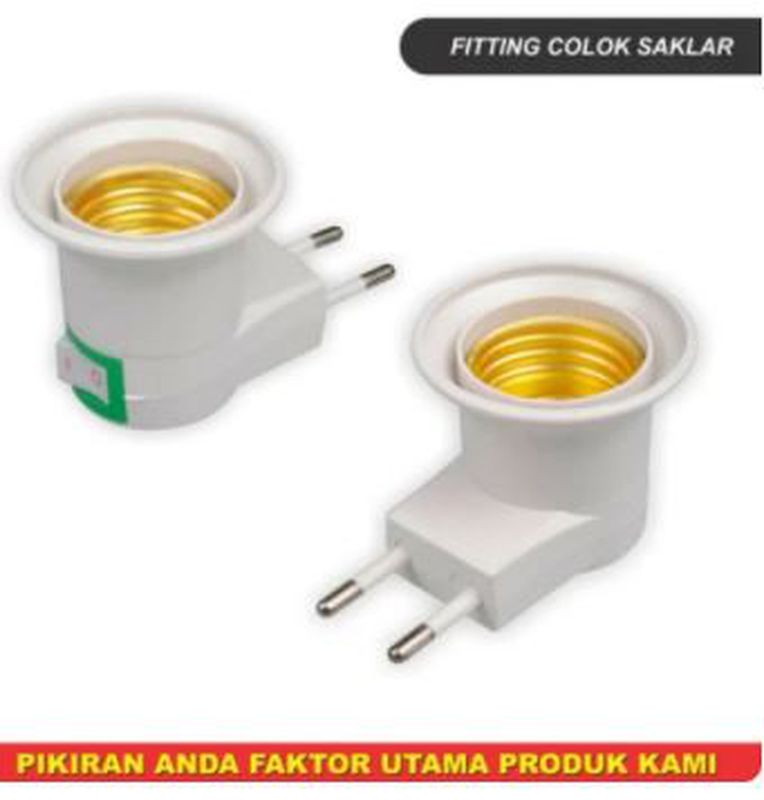 fitting lampu colok