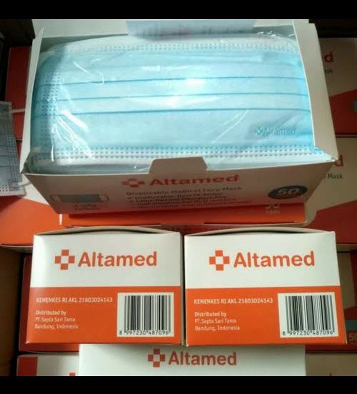 Altamed Masker Medis 3 Ply Earloop Cantol