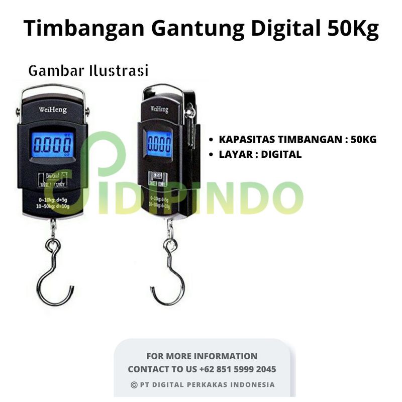 Timbangan Gantung Digital 50Kg