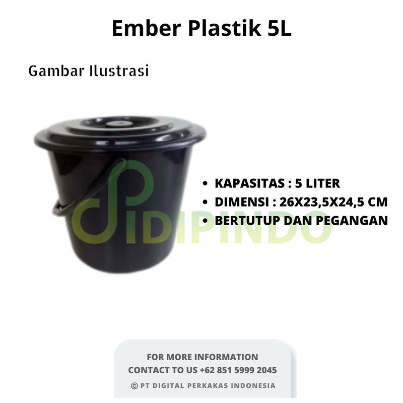 Ember Plastik 5 Liter
