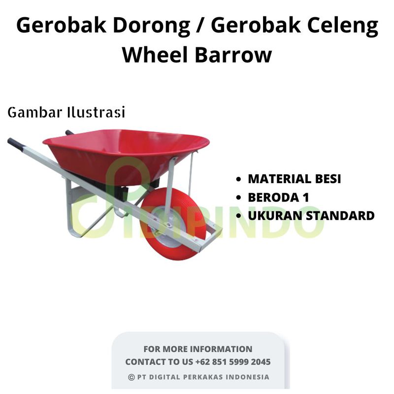Gerobak Celeng / Gerobak Dorong / Wheelbarrow