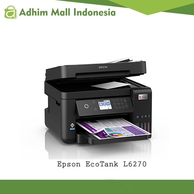 Epson EcoTank L6270 A4 Wi-Fi Duplex All-in-One Ink Tank Printer with ADF
