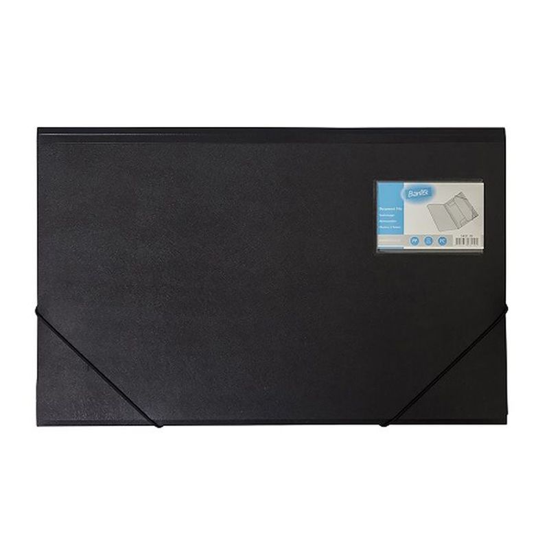 Stopmap Plastik PP Tebal BANTEX Ukuran F4 - Black