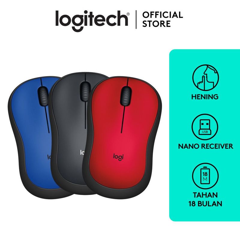 Logitech M221 Mouse Wireless Silent Click