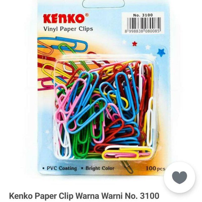 paper clip warna warni