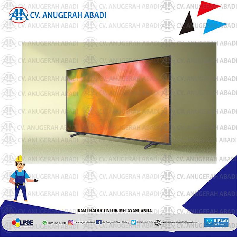 SAMSUNG 60 Inch Crystal UHD 4K Smart TV UA60AU8000