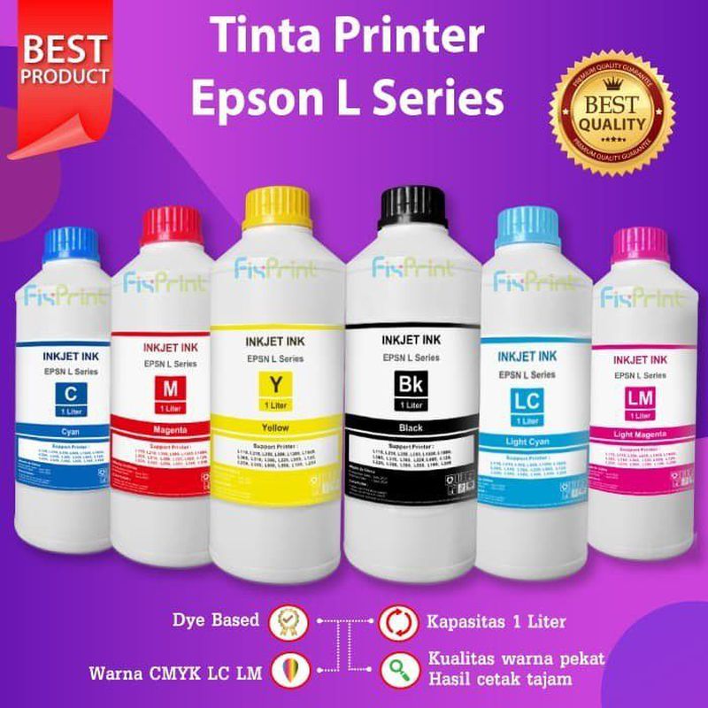 Tinta Epson 1 Liter L Series - Light Cyan
