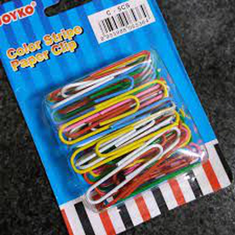 Paper clip jumbo warna warni