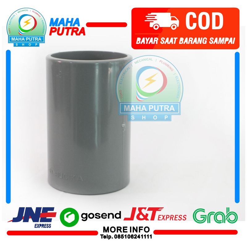 SOCKET TIGA INCH 3" AW RUCIKA. SAMBUNGAN PIPA 3 AW RUCIKA