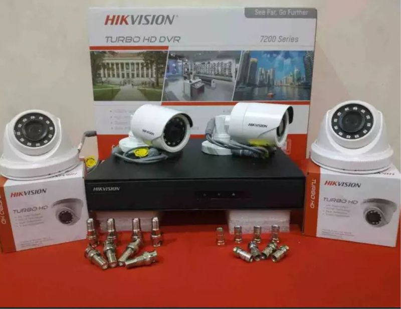 Paket CCTV Hikvision 2MP 4 Kamera full HD 4CH
