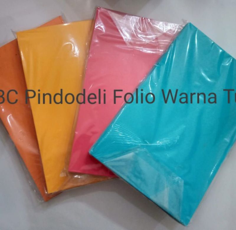 Kertas BC ukuran Folio PINDO DELI (khusus warna tua) - Orange