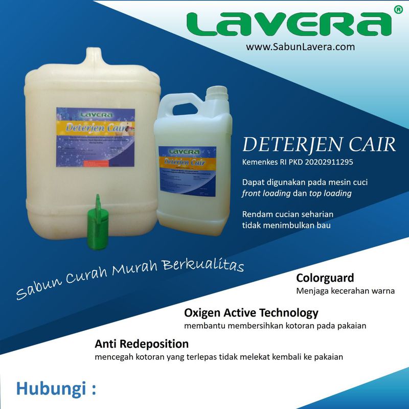 softergen / detegergen cuci cair