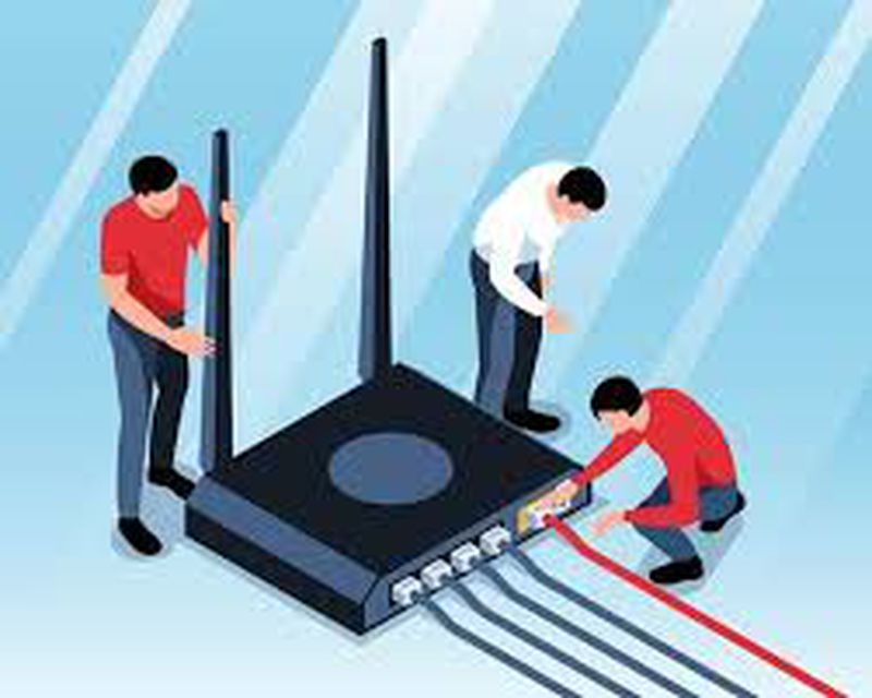 Installasi kabel jaringan lan dan internet ( sudah termasuk kabel ...