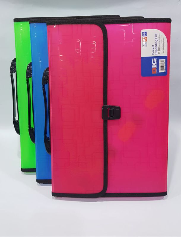 Expanding File F4 with Handle&Lock BIG - Biru