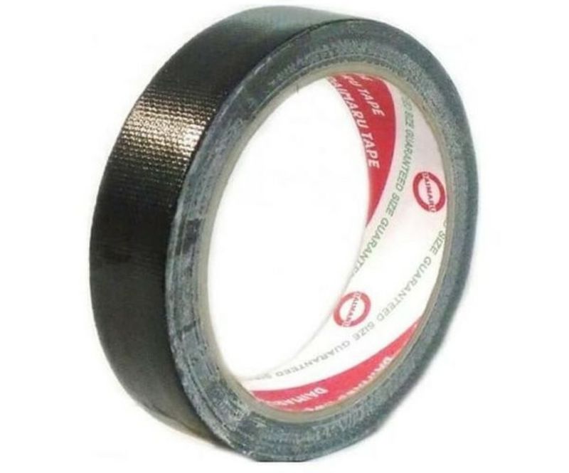 Cloth Tape ( lakban) Hitam 1"