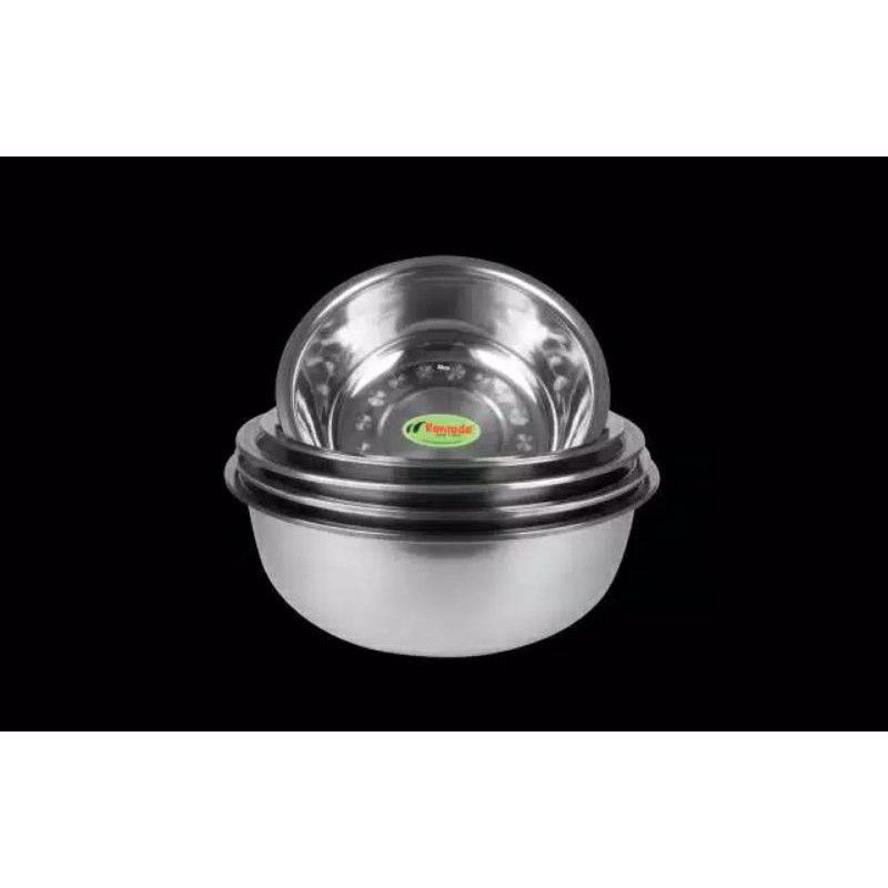 Baskom Stainless Ukuran 40cm