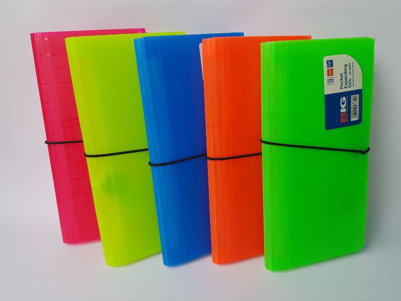 Expanding File A6 BIG - Orange