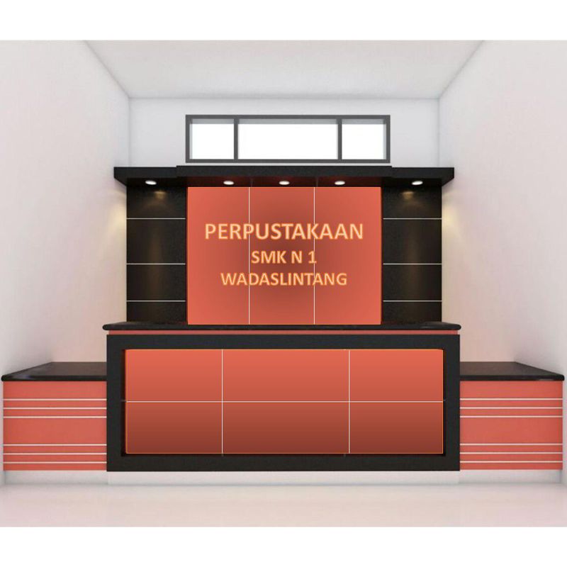 Backdrop Perpus/ Lobby