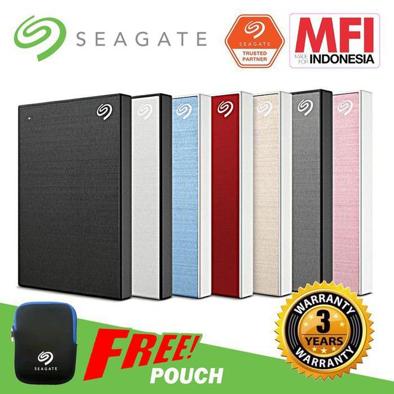 Seagate Backup Plus Slim 2TB NEW GOLD – RED
