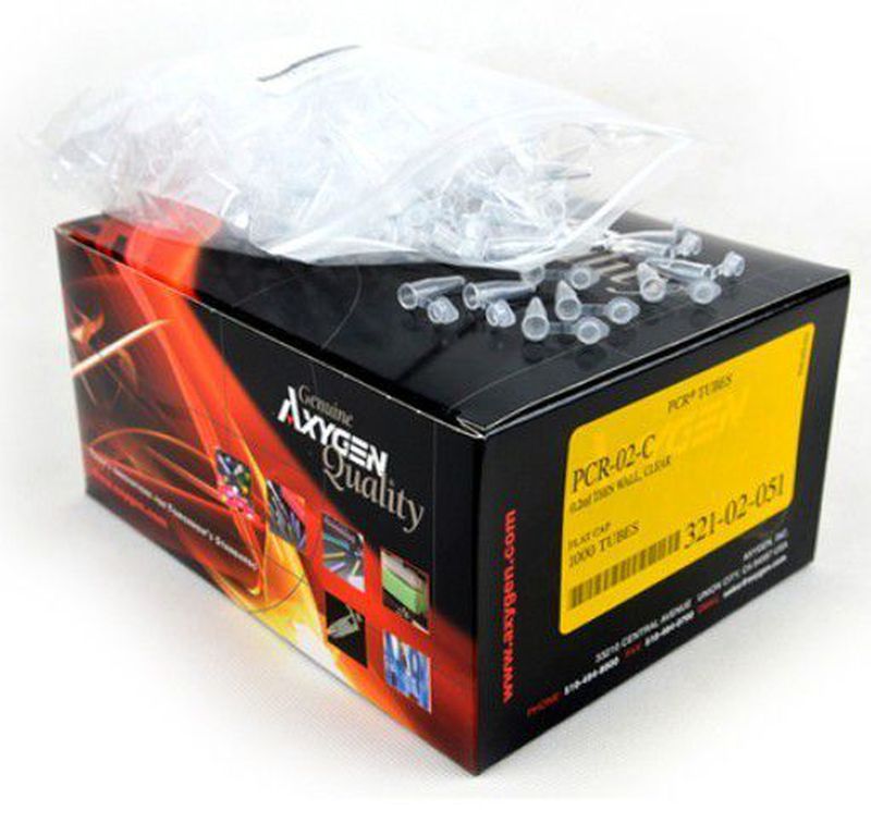 PCR-02-C, PCR Tube 0.2ml Axygen. 1000/pack