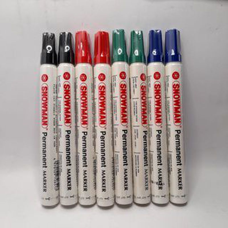 Spidol Snowman Permanent G12 - Hitam