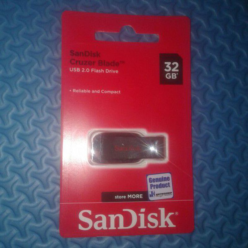 Flashdisk Sandisk Cruzer Blade 32Gb Ori Flash Disk 32gb USB Flashdrive