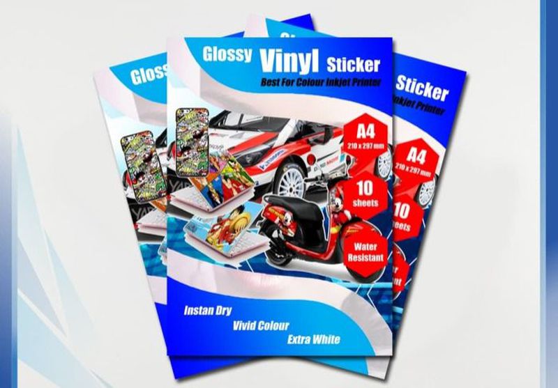 Kertas Stiker Vinyl A4