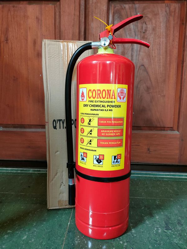 ALAT PEMADAM API RINGAN (APAR) DRY CHEMICAL POWDER CORONA 6 KG