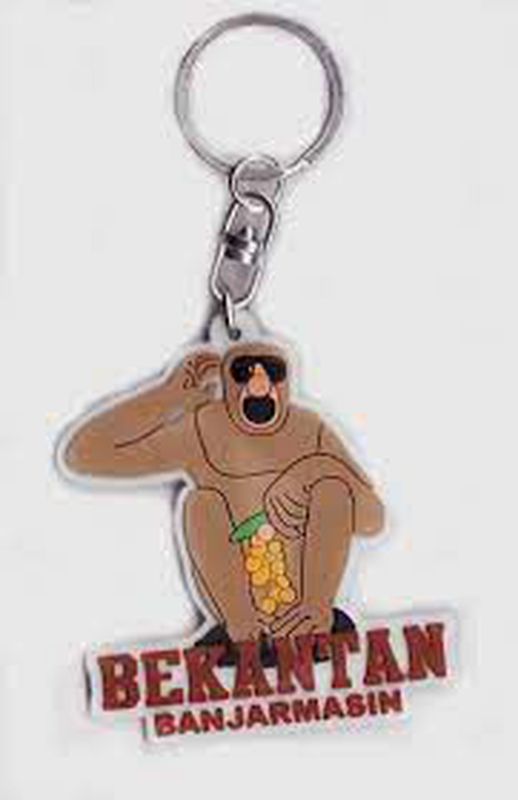 Souvenir Gantungan Kunci Bekantan - Bentuk