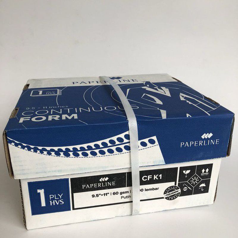 Kertas Continuous Form 1 Ply 9,5x11 - Paperline CF HVS