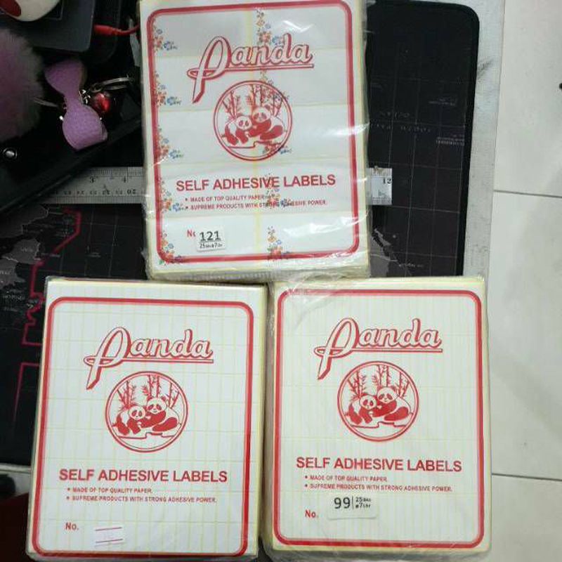 Sticker Label PANDA No.103, 107, 121 , 126 - 103