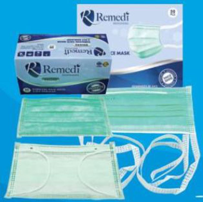 REMEDI FACE MASK 3 PLY EAR LOOP (DELUXE)