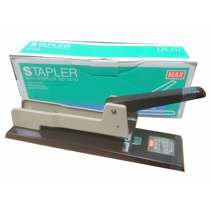 Stapler Max Stapler HD12L17 Staples Jilid Jumbo Original