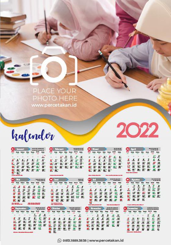 KALENDER DINDING 1 LEMBAR AP 260gr