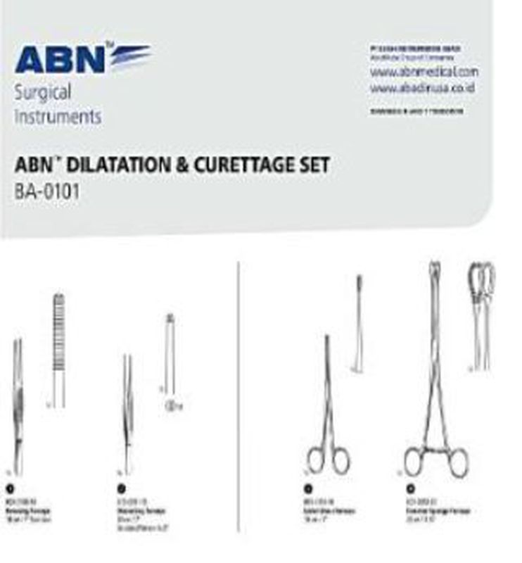 Abn Dilatation And Curettage Set