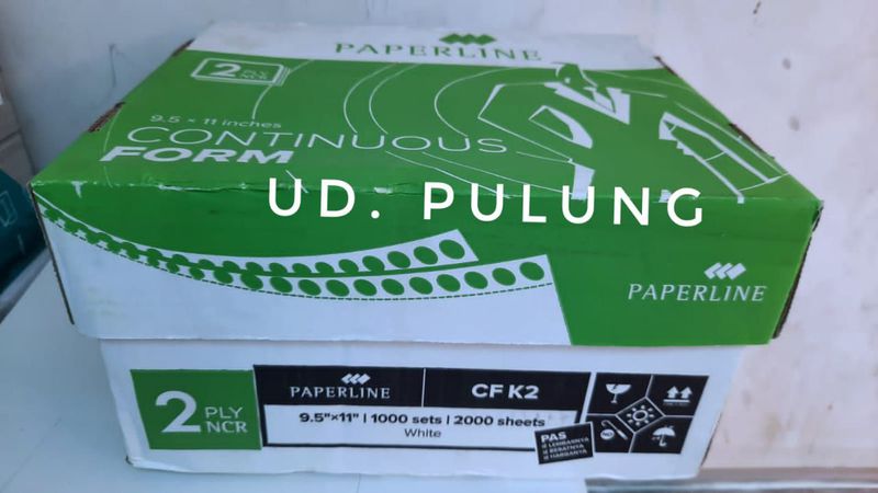 CF 9 1/2 X 11 - 2 PLY PUTIH PAPERLINE