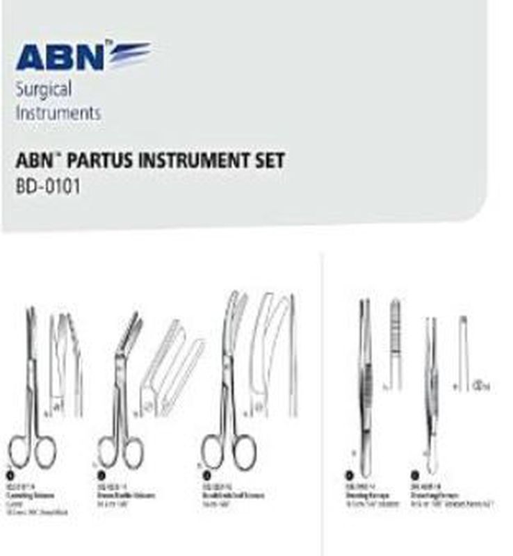 ABN Partus Instruments Set