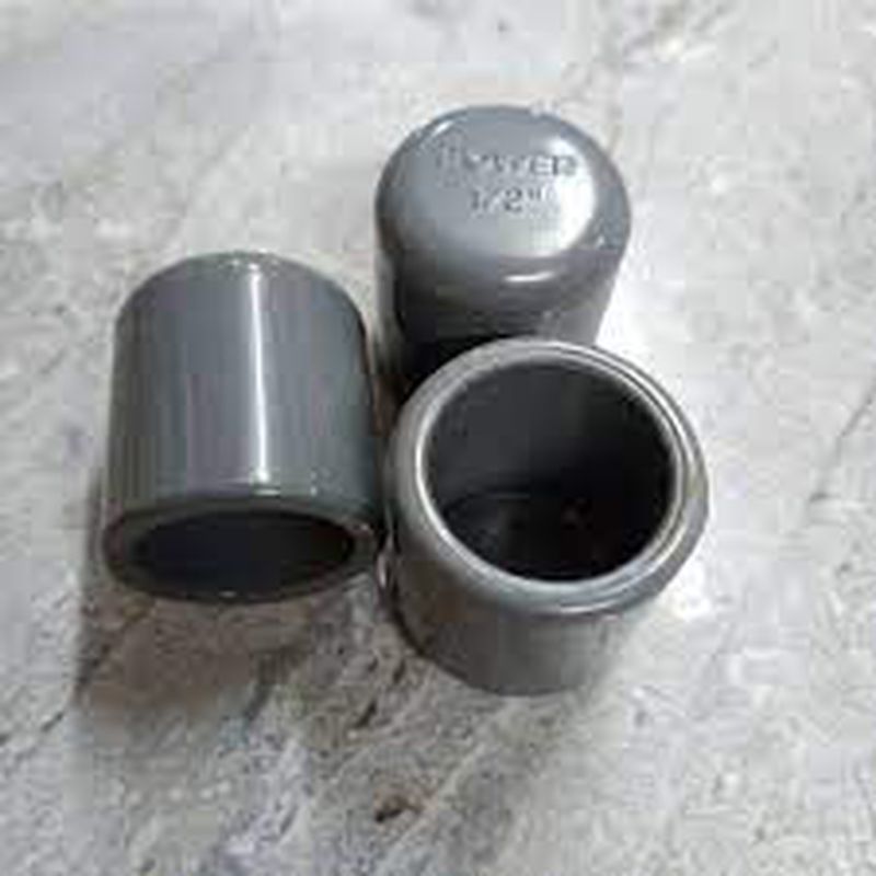 Dop pipa pralon 1/2" inch POWER dop polos tutup pipa pralon