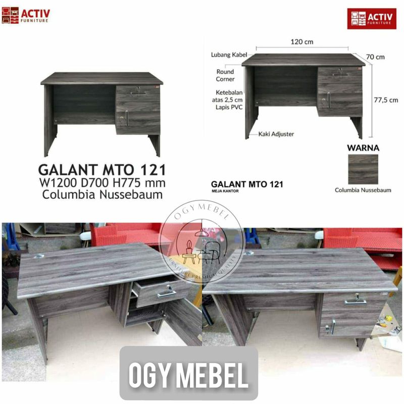 meja kantor galant mto 121